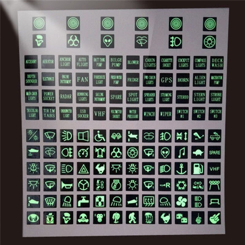 120 Sticker Rocker Switch Label Decal Circuit Pane... – Grandado