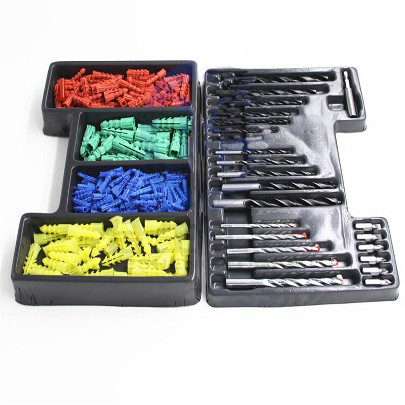 300pcs Assorted Carbon Steel Drill Bit Set Kit Exp... – Grandado