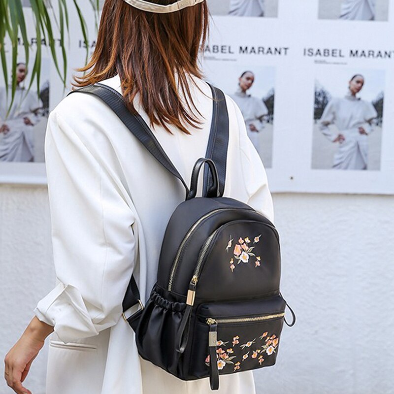 Litthing Waterproof Nylon Women Backpack Zipper Ox... – Vicedeal