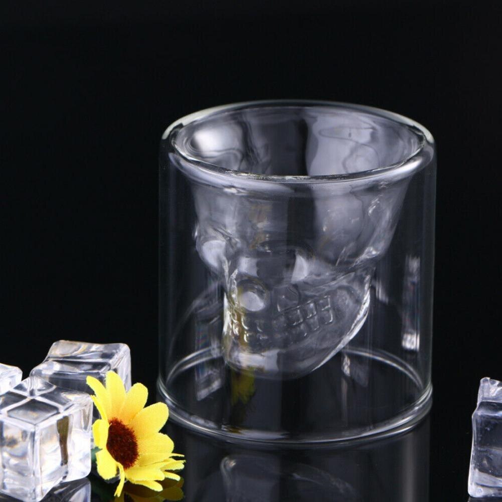 SkullHead Shape Whiskey Tequila Shot Glass Fun Par... – Vicedeal