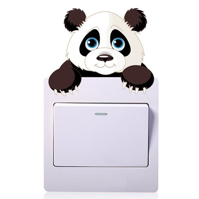 Mooie Panda Schakelaar Stickers Outlets Woonkamer ... – Vicedeal