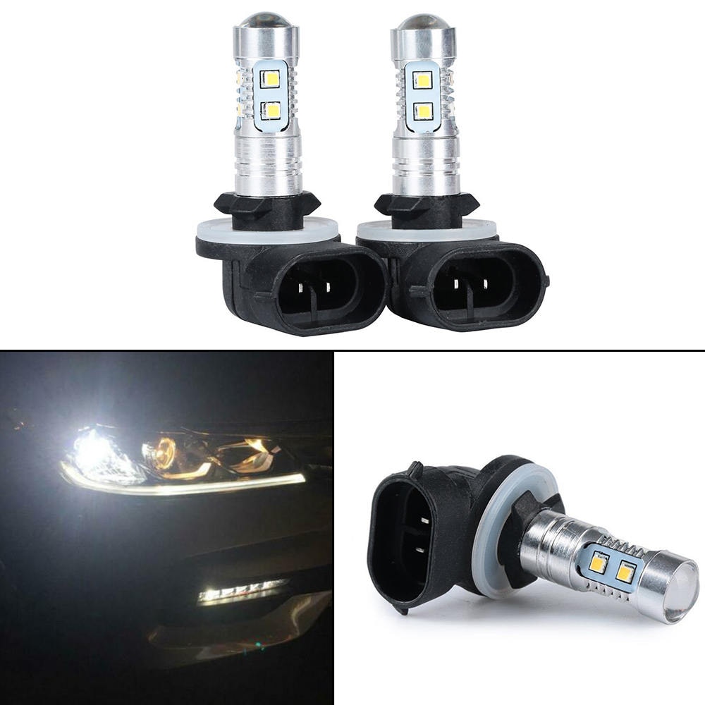 2pcs H27 881 862 889 894 10-2323-SMD LED Fog Driving Light Replacement Bulbs 6000K Car Fog lamp ...
