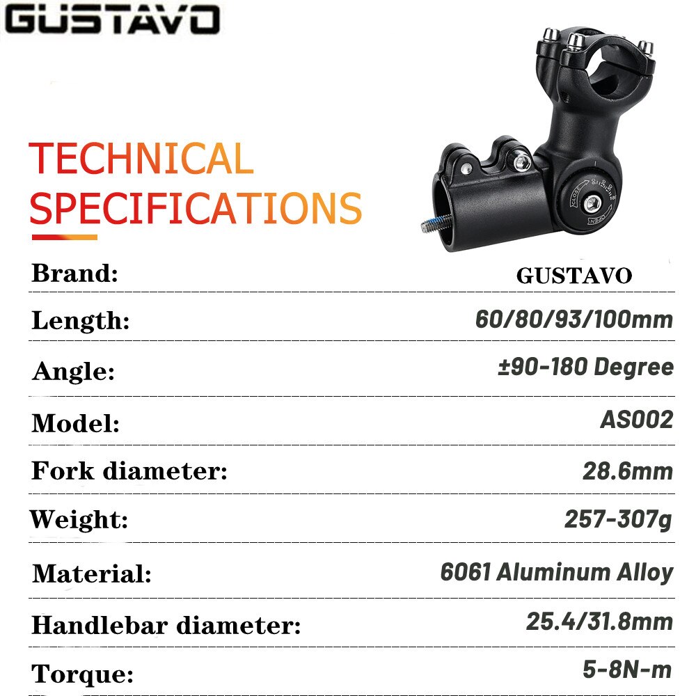 Gustavo Verstelbare Stuurpen Riser Voor 25.4/31.8M... – Grandado