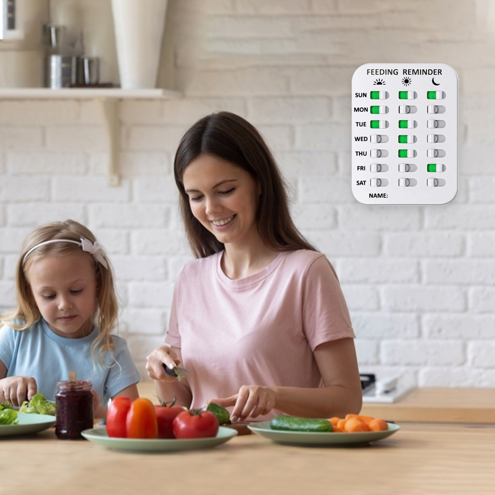 Dog Feeding Reminder Pet Feeding Chart Elderly Sti... – Grandado