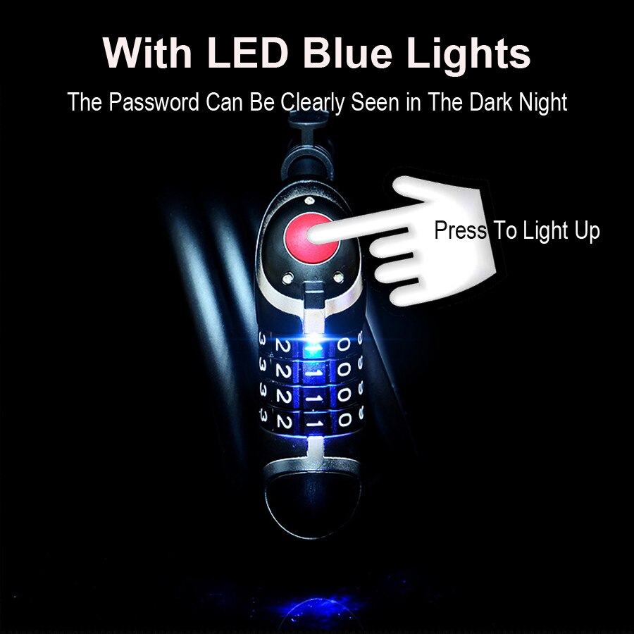 Newboler Led Fiets Lock Mtb Racefiets Wiel Lock An... – Vicedeal