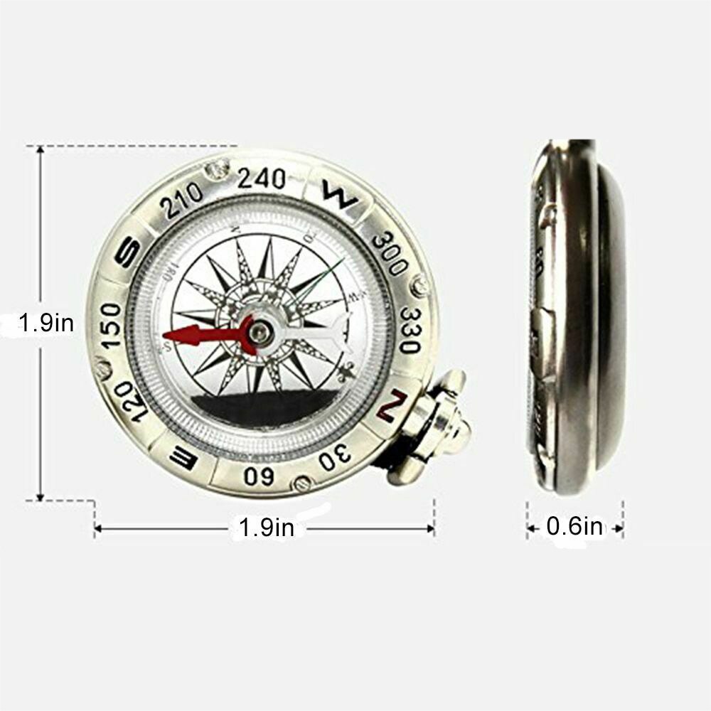 Outdoor Retro Metal Compass With Rope Hook Antique... – Grandado