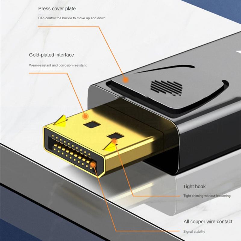 DP macho para fêmea HDMI compatível com porta de e... – Vicedeal
