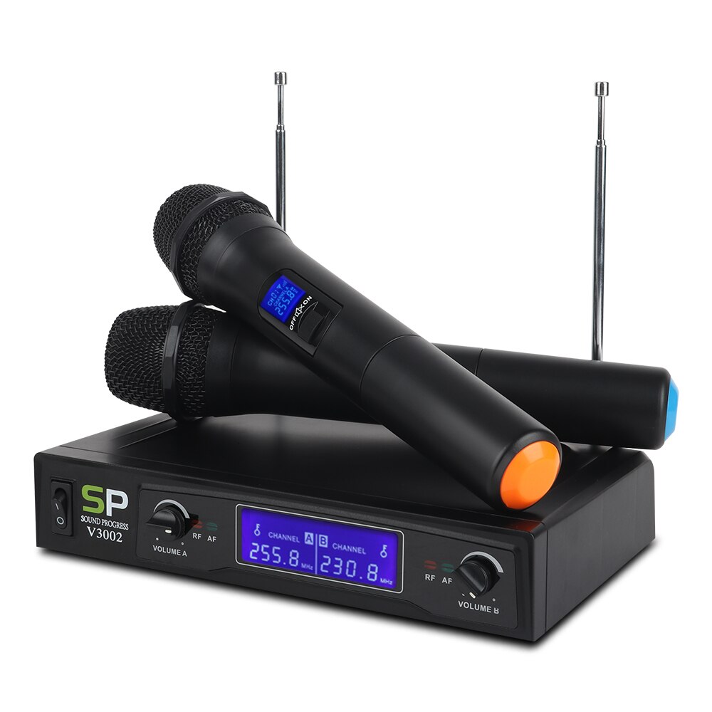 Xtuga Dual-Channel Vhf Handheld Draadloze Microfoo... – Grandado