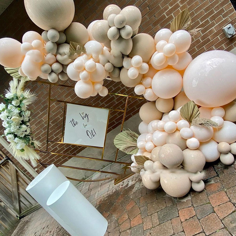 Balloon Arch Retro Skin Color Balloon Garland Ball... – Vicedeal