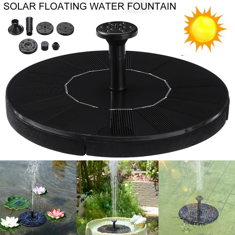 Floating Solar Fountain Solar Panel Power Submersi... – Vicedeal