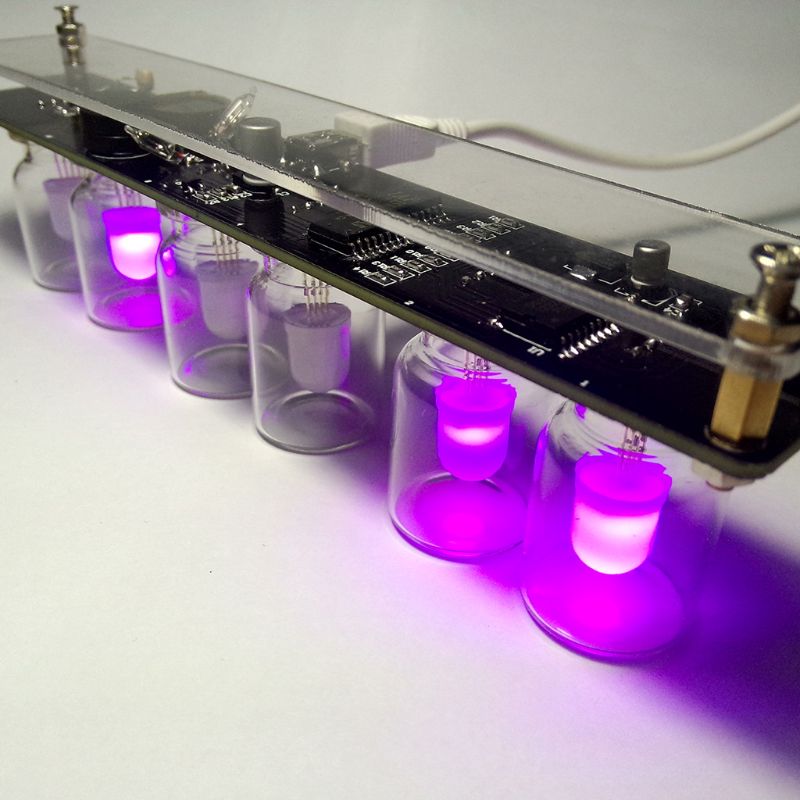 neue Kreative RGB Farbe Uhr Kits 51 SCM DIY Elektr... – Vicedeal