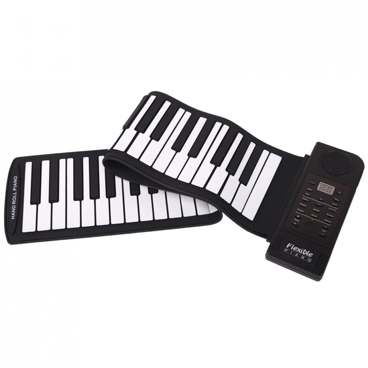 Portable 61 Keys Roll Up Flexible Silicone Piano U... – Vicedeal