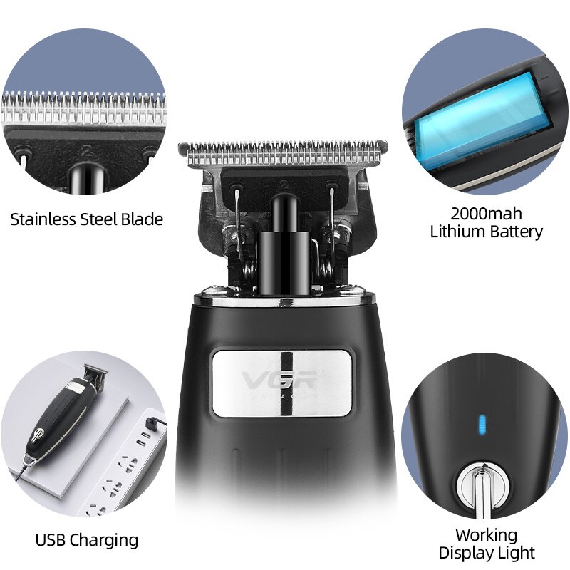 VGR V-192 men's home self-service hair clipper hai... – Grandado