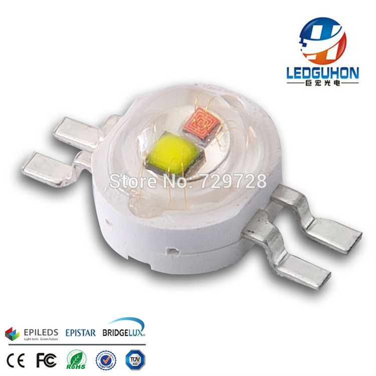 Diodo led de alta potencia, dos colores, blanco, a... – Grandado