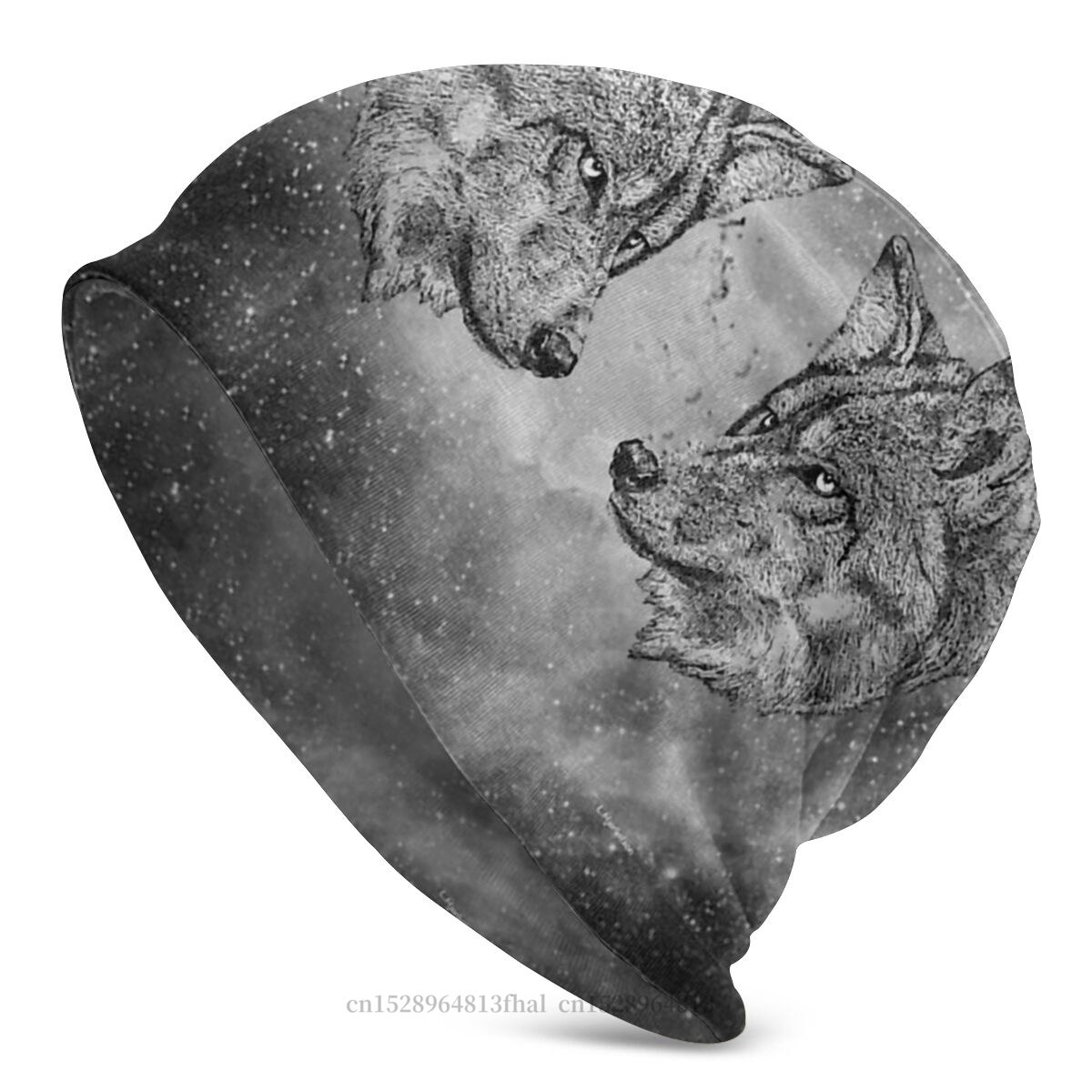 Odin Wolves Bonnet Homme Outdoor Knitting Hat Viki... – Grandado