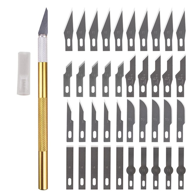 41PCS Craft Scalpel Multifunction Blade Cutter Car... – Grandado