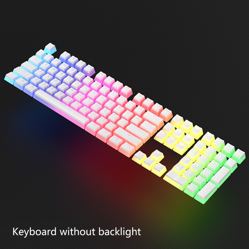 1Set Double Shot PBT Keycap 104 Keys Pudding Backl... – Vicedeal