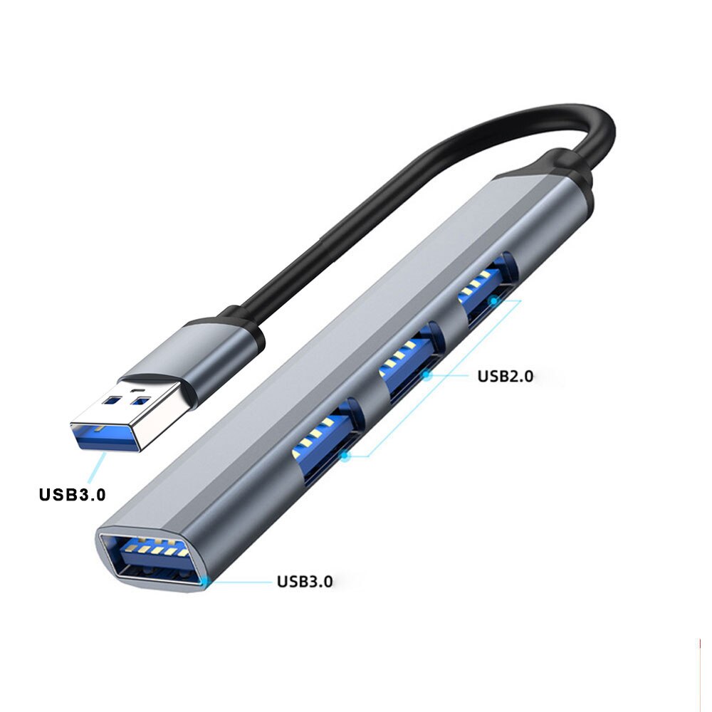 Usb Hub Type C 3 0 USB-A Hub Splitter 4 Poort USB3... – Vicedeal