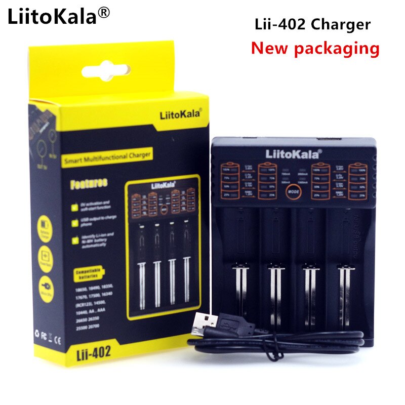 Liitokala Lii-S1 Lii-100 Lii-202 Lii-402 18650 car... – Vicedeal