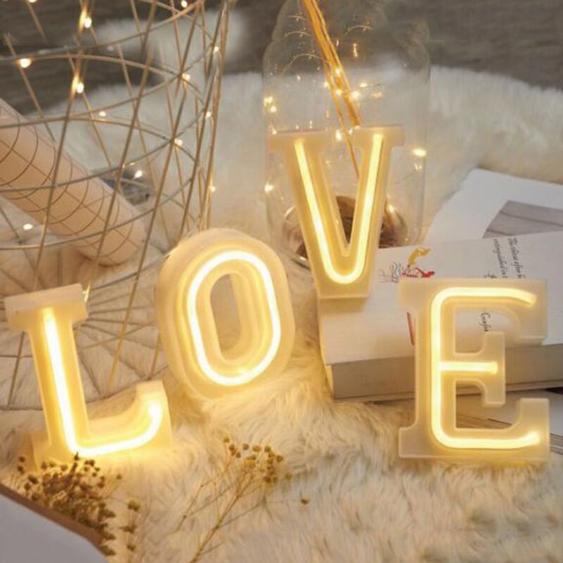 LED custom neon signs A-Z Number Letter Signage de... – Grandado