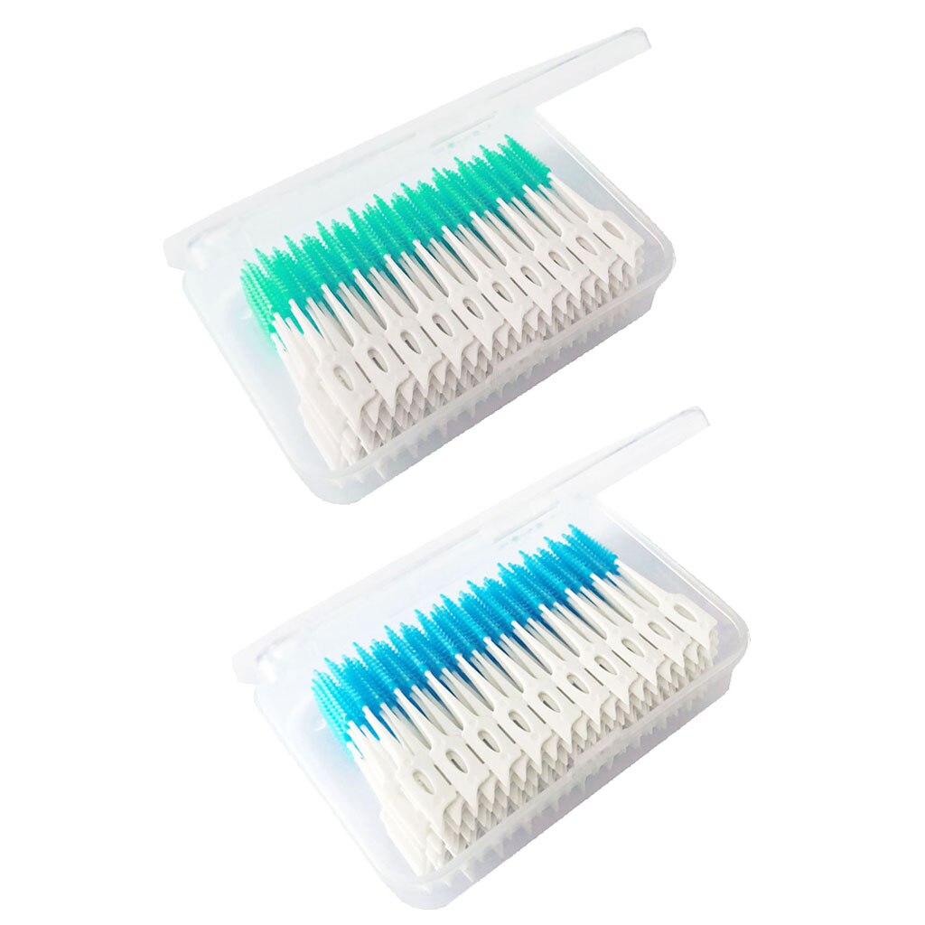 160 peças interdental escovas interdentais palitos... – Grandado