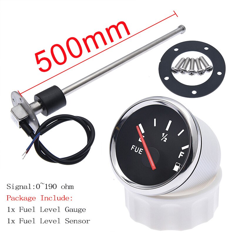 100-500mm Fuel Level Gauge 0-190 ohm Fuel Level Wa... – Grandado