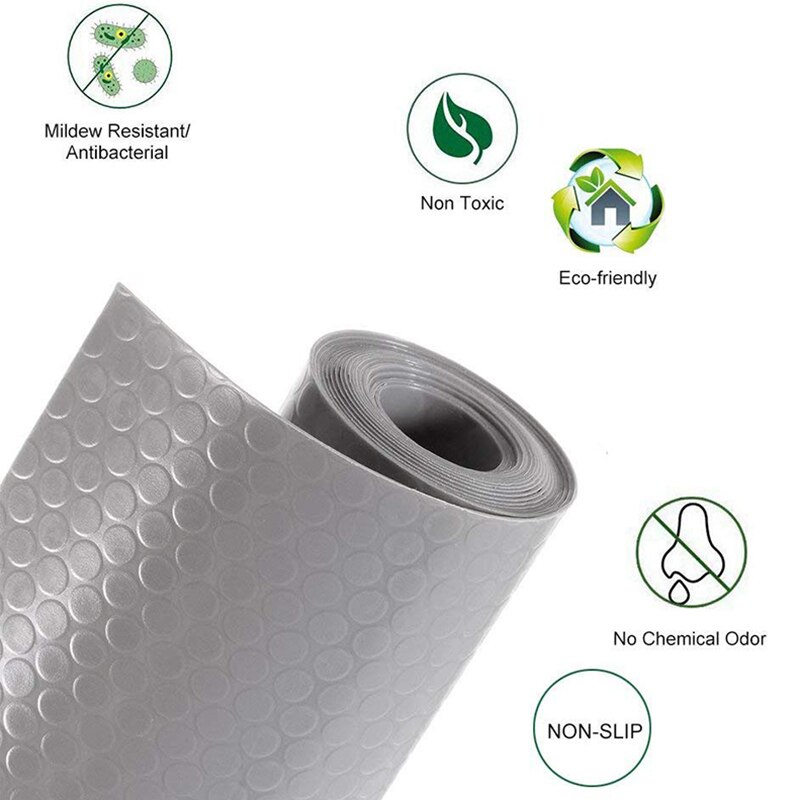 -3 Rolls 45 x 150cm Fridge Mats, Non-Slip Waterpro... – Grandado