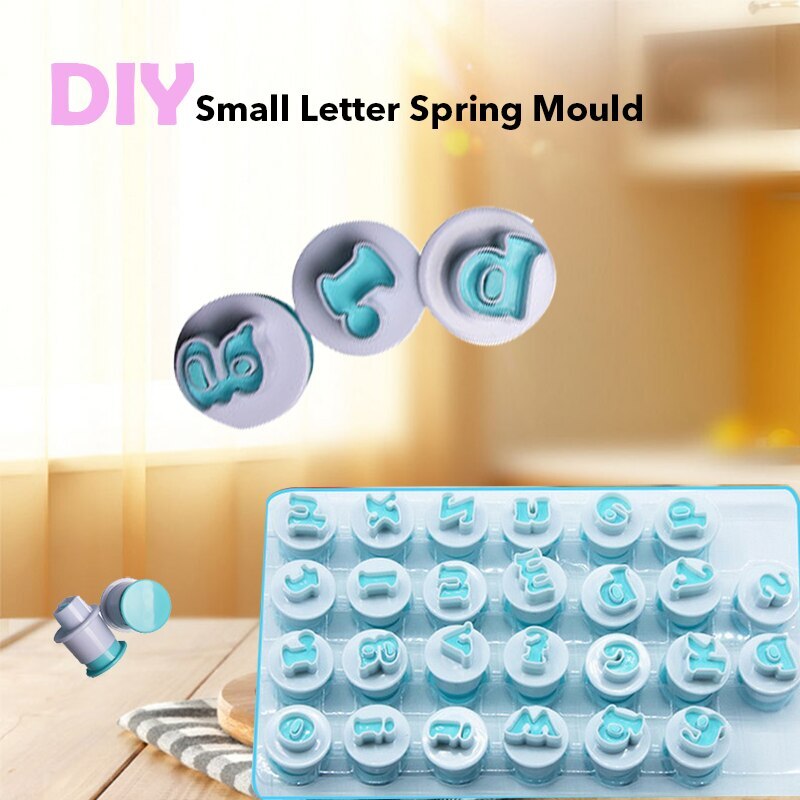 Bovenste/Kleine Letters Cijfers Cookie Cutter Set ... – Grandado