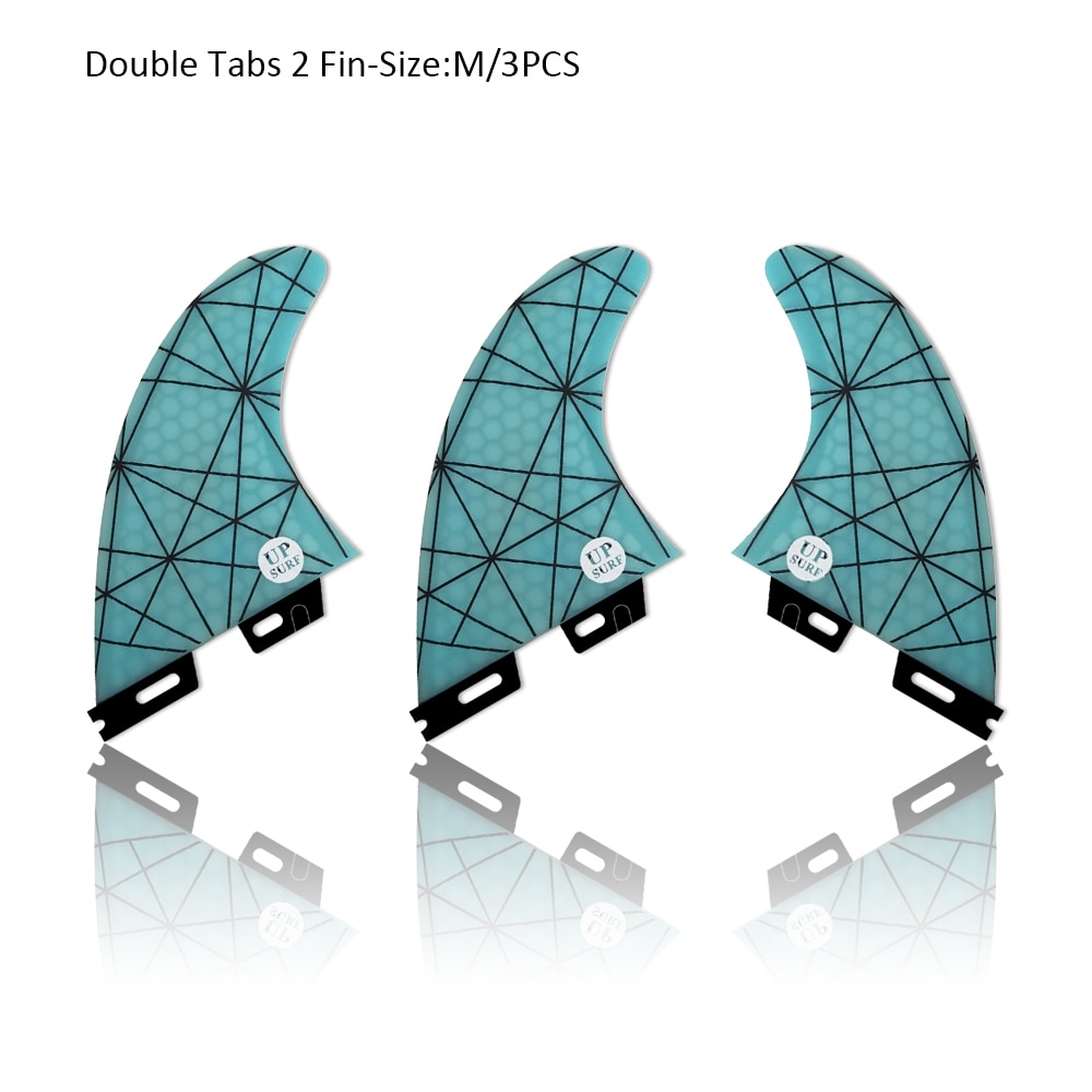 Dubbele Tabs 2 Surfplank Vinnen Honingraat Glasvez... – Grandado