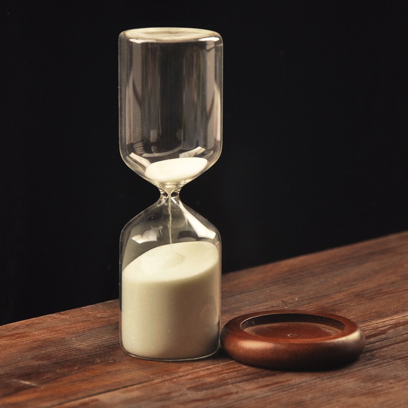 Exquisite white sand hourglass simple and fashiona... – Vicedeal