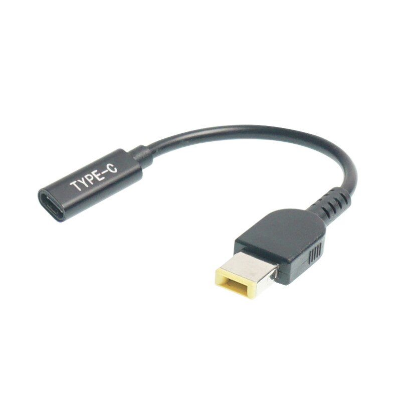 USB-C Type-C female to Slim Tip Power Cable works with for Lenovo 65W ...
