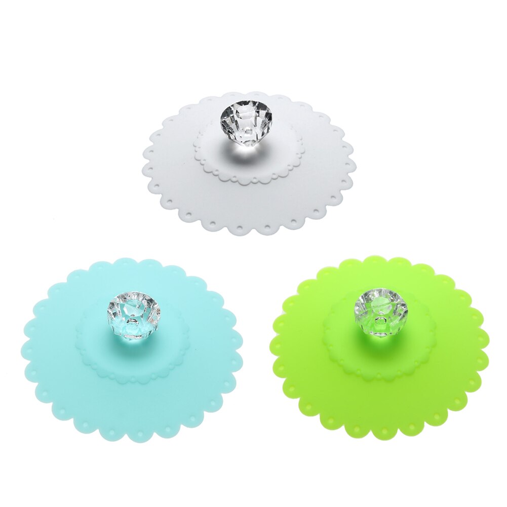 Cup Lid Cover Lace Silicone Diamond Cup Lid Therma... – Vicedeal
