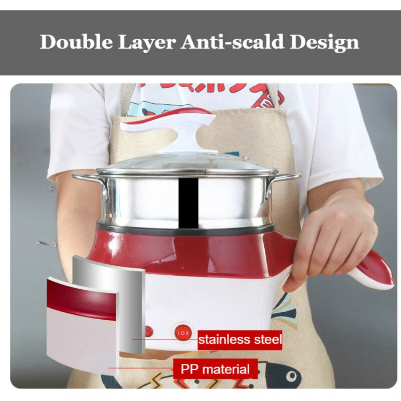 Multifunction Electric Cooker Double Layer Pot Mini Rice Cooker Non ...
