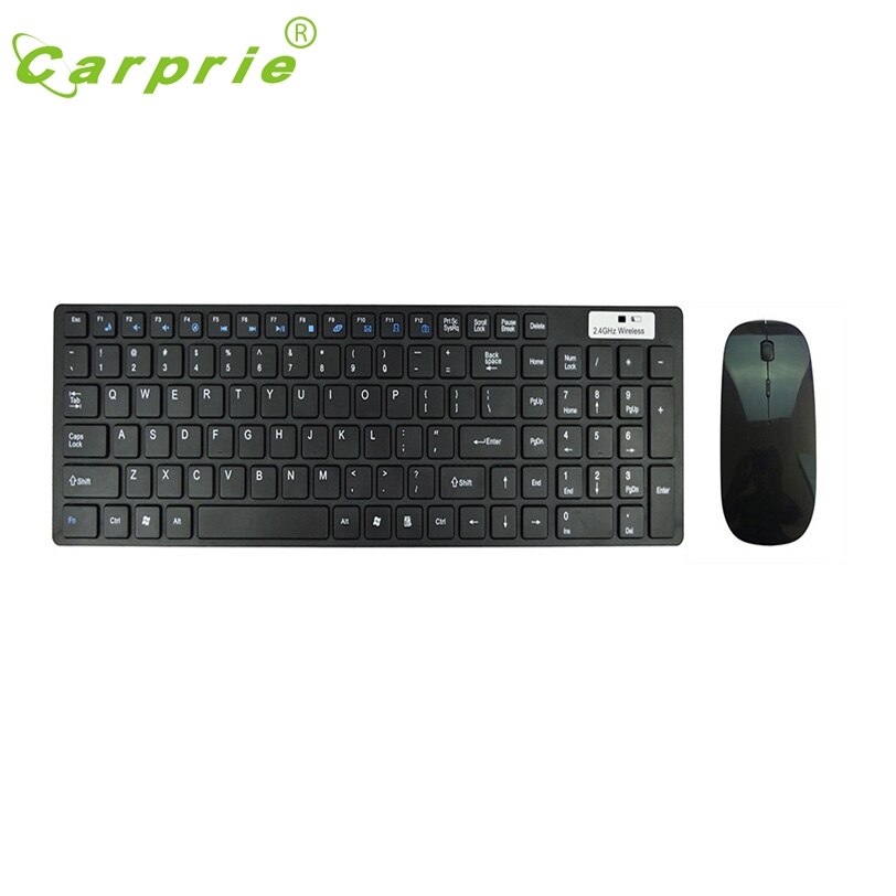 CARPRIE 2.4G Wireless Keyboard Slim White Cordless... – Vicedeal