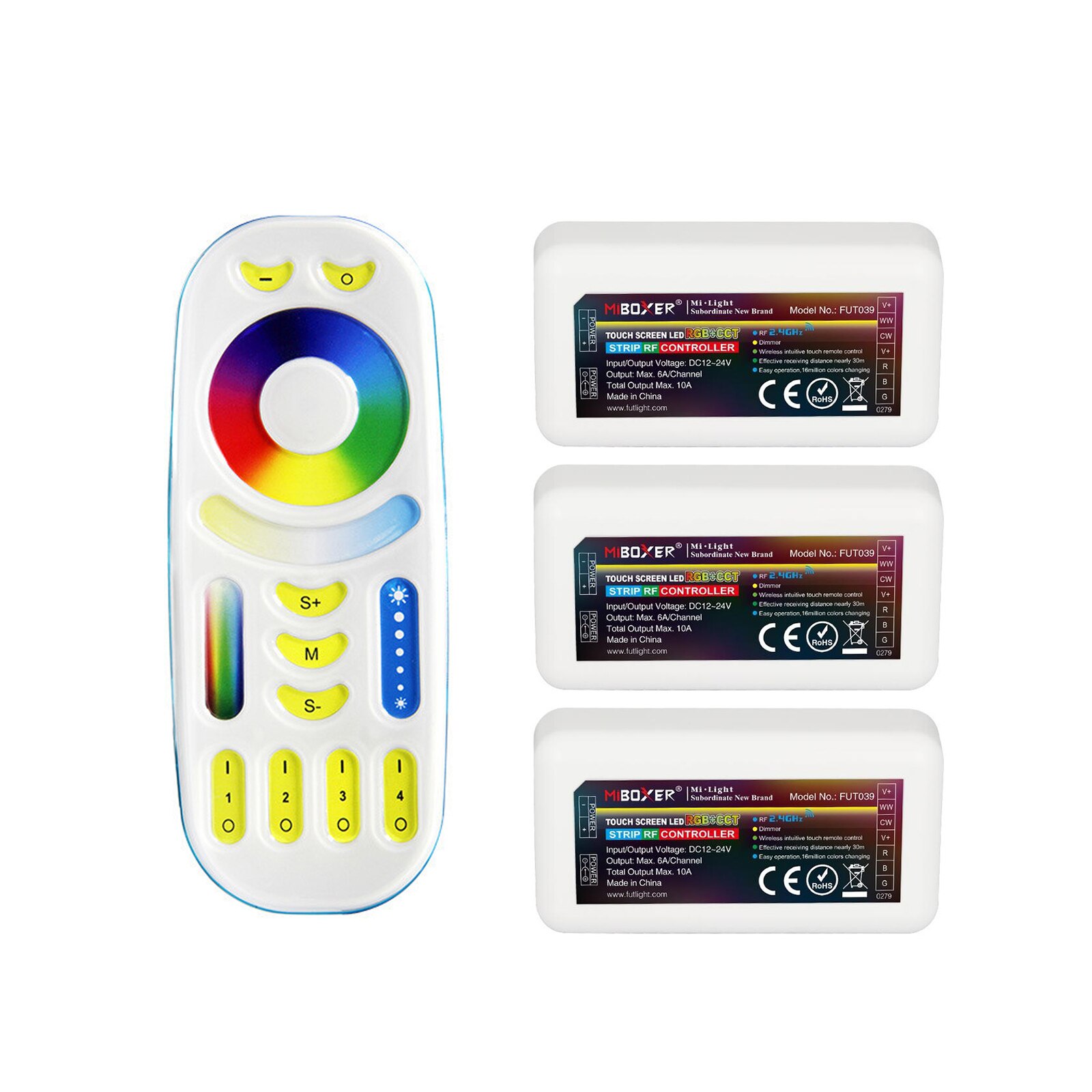 MiLight RGB CCT (RGB + Kühles Weiß + Warm Weiß) co... – Vicedeal