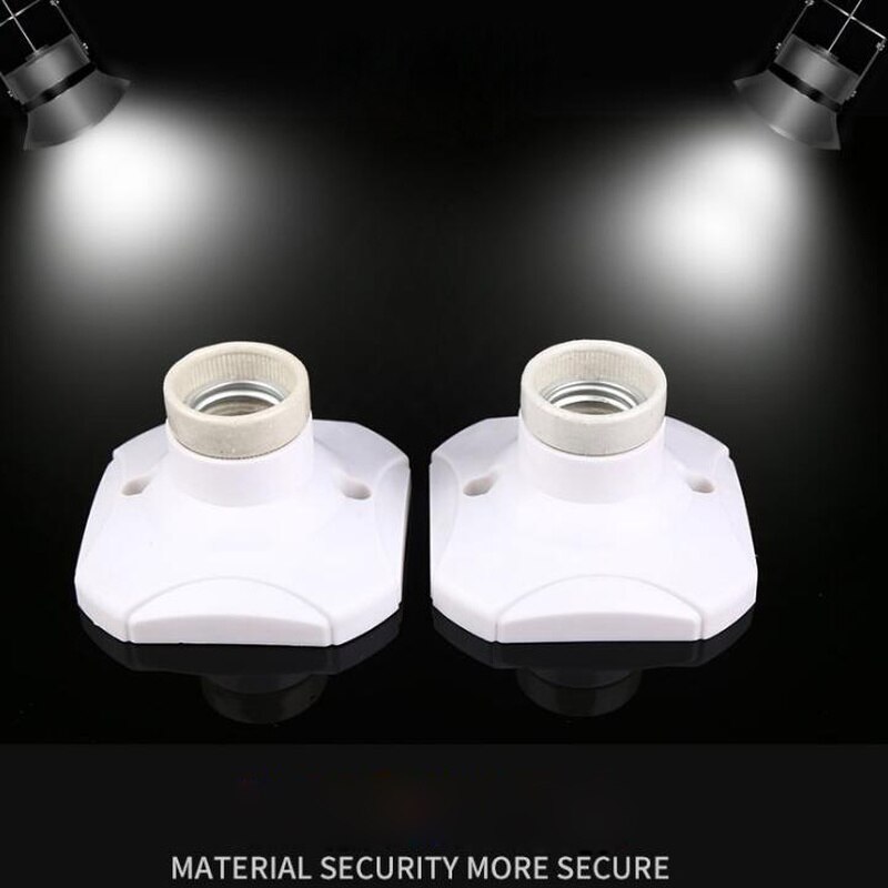 5pcs E27 Lamp Bases Ceramic Lamp Holder Screw Cap ... – Grandado