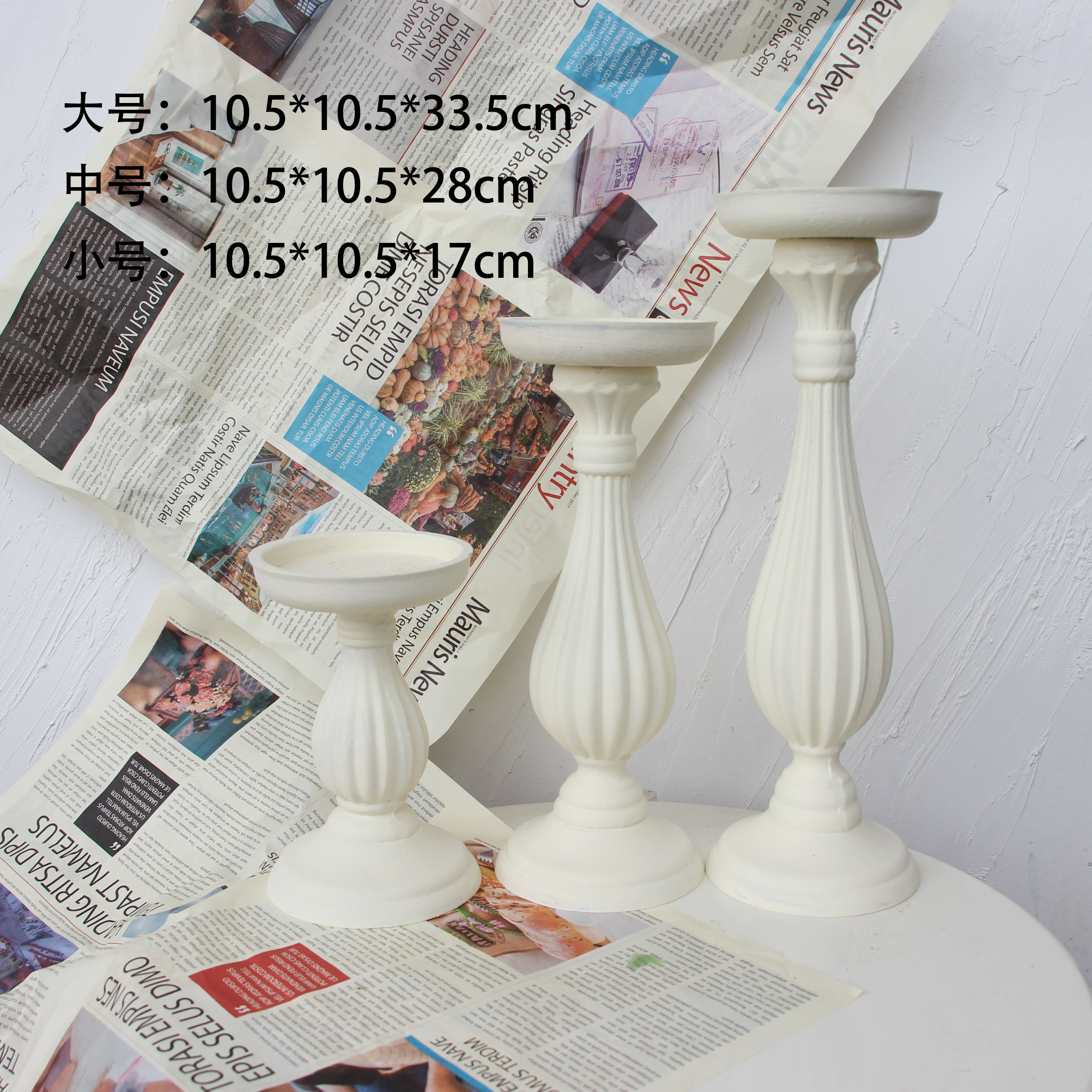 SUPU set Wooden Candelabra Candlestick Candle Hold... – Grandado