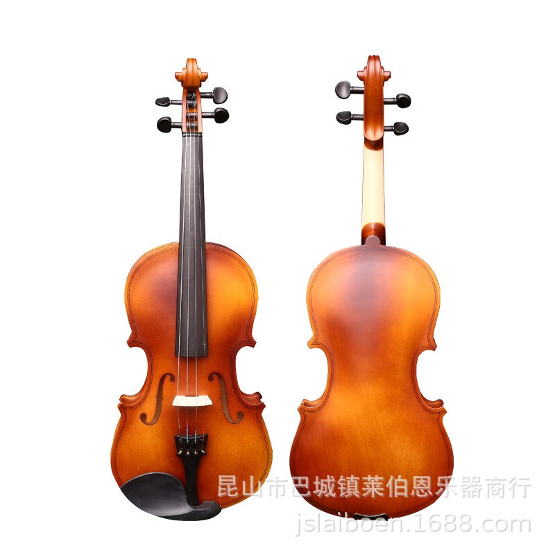 Solid Wood Violin Matt Beginners Practice Violin H... – Grandado
