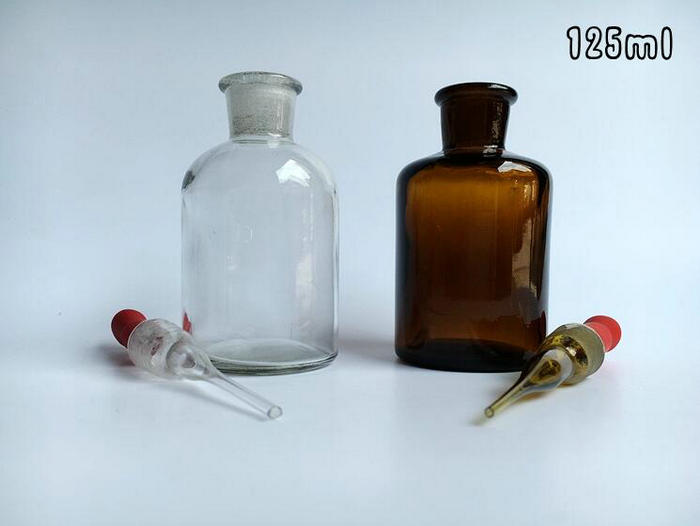 125ml Transparent Glass Dropping Bottle Laboratory... – Vicedeal