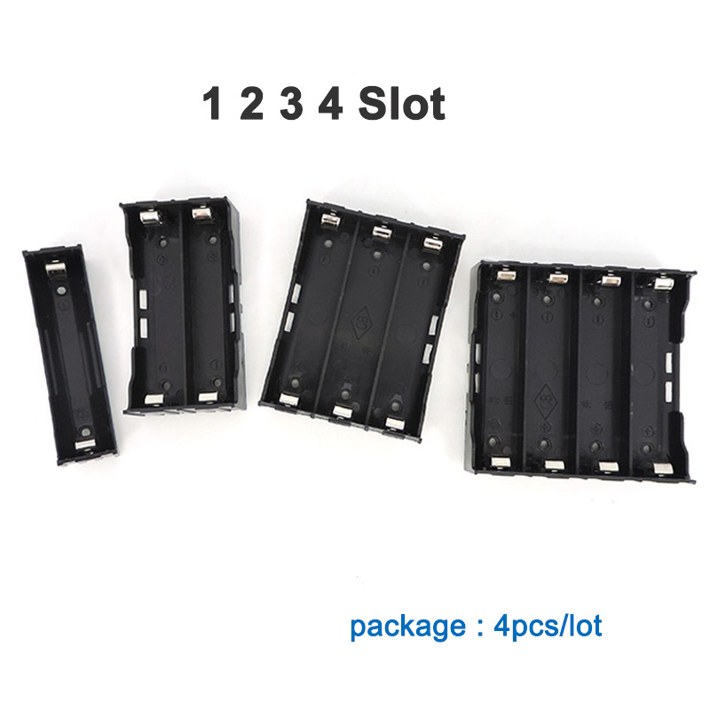 4pcs ABS 18650 Power Bank Cases 1X 2X 3X 4X 18650 ... – Vicedeal