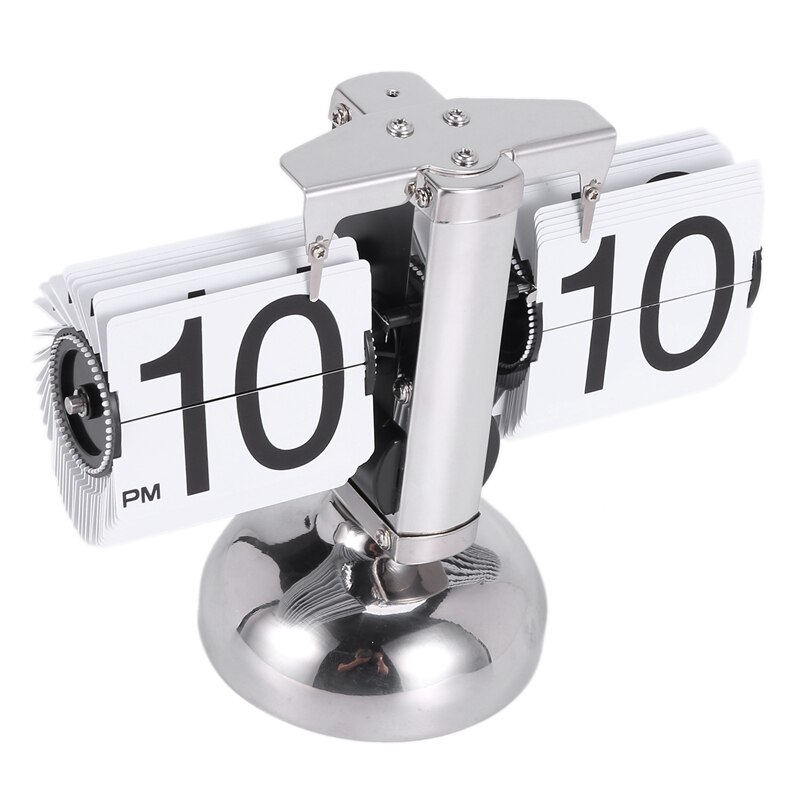 White Modern Digital Mechanical Retro Flip Clock w... – Vicedeal