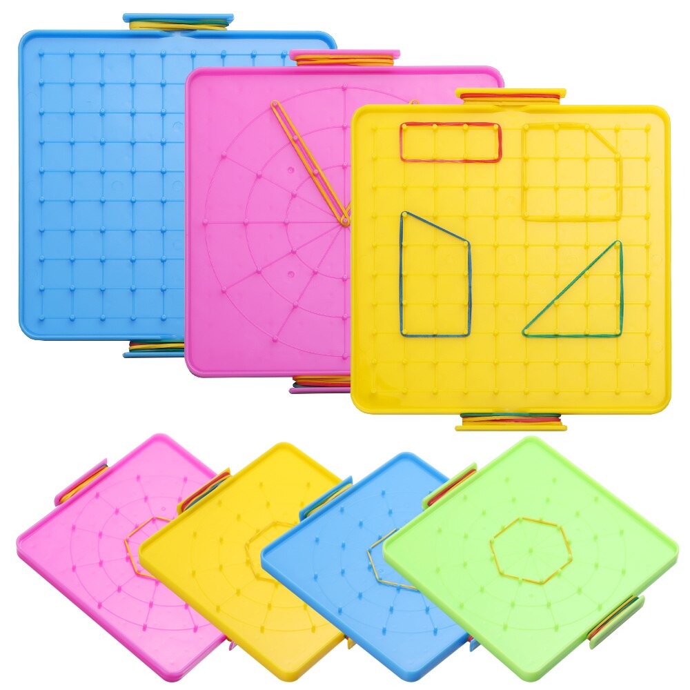 Double Sided Geometry Board Multifunction Plastic ... – Grandado