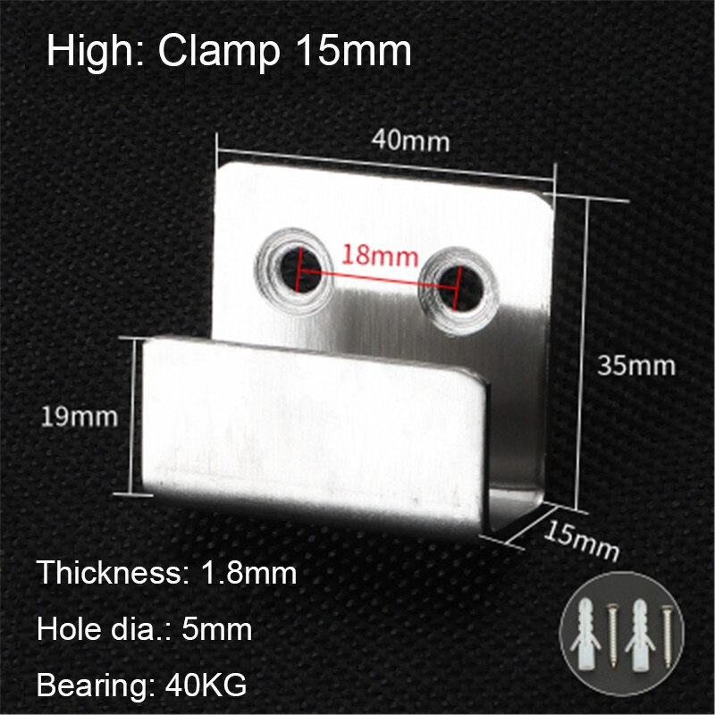 2pcs/lot Thick Stainless Steel Tile Hanging Code W... – Vicedeal