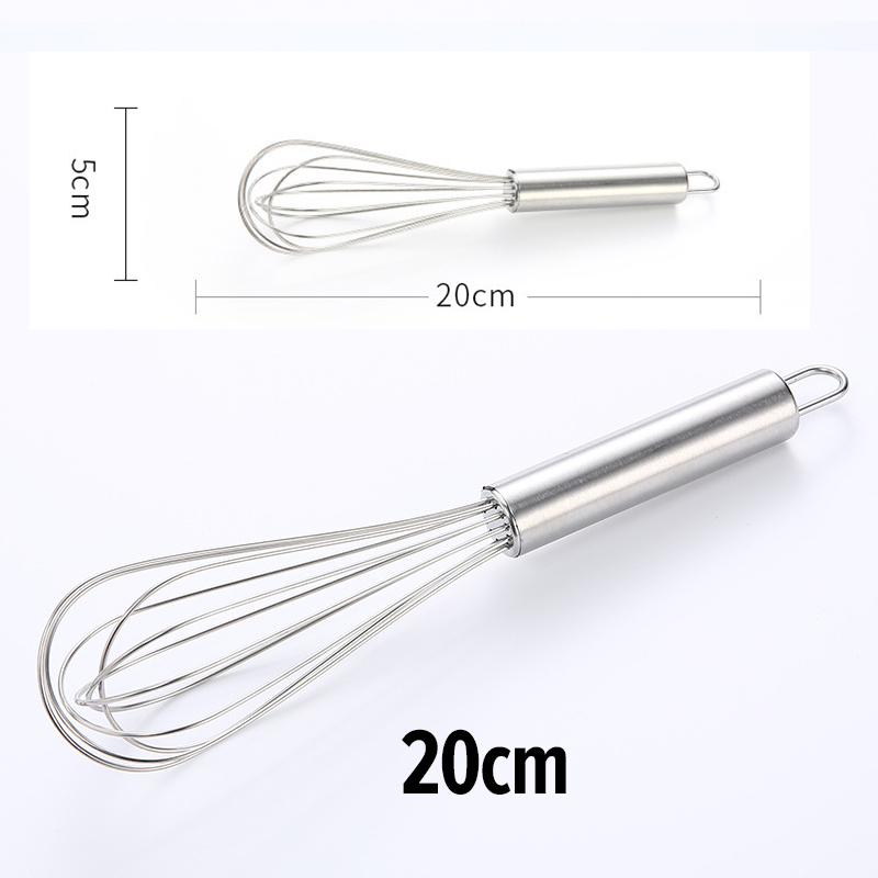 6 Wire Stainless Steel Manual Whisk Manual Butter ... – Grandado