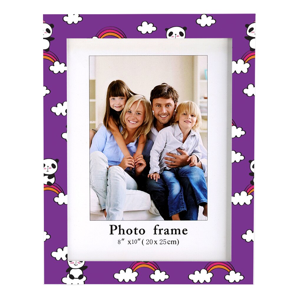 4 Color Cartoon Panda Pattern Wooden Photo Frame T... – Grandado