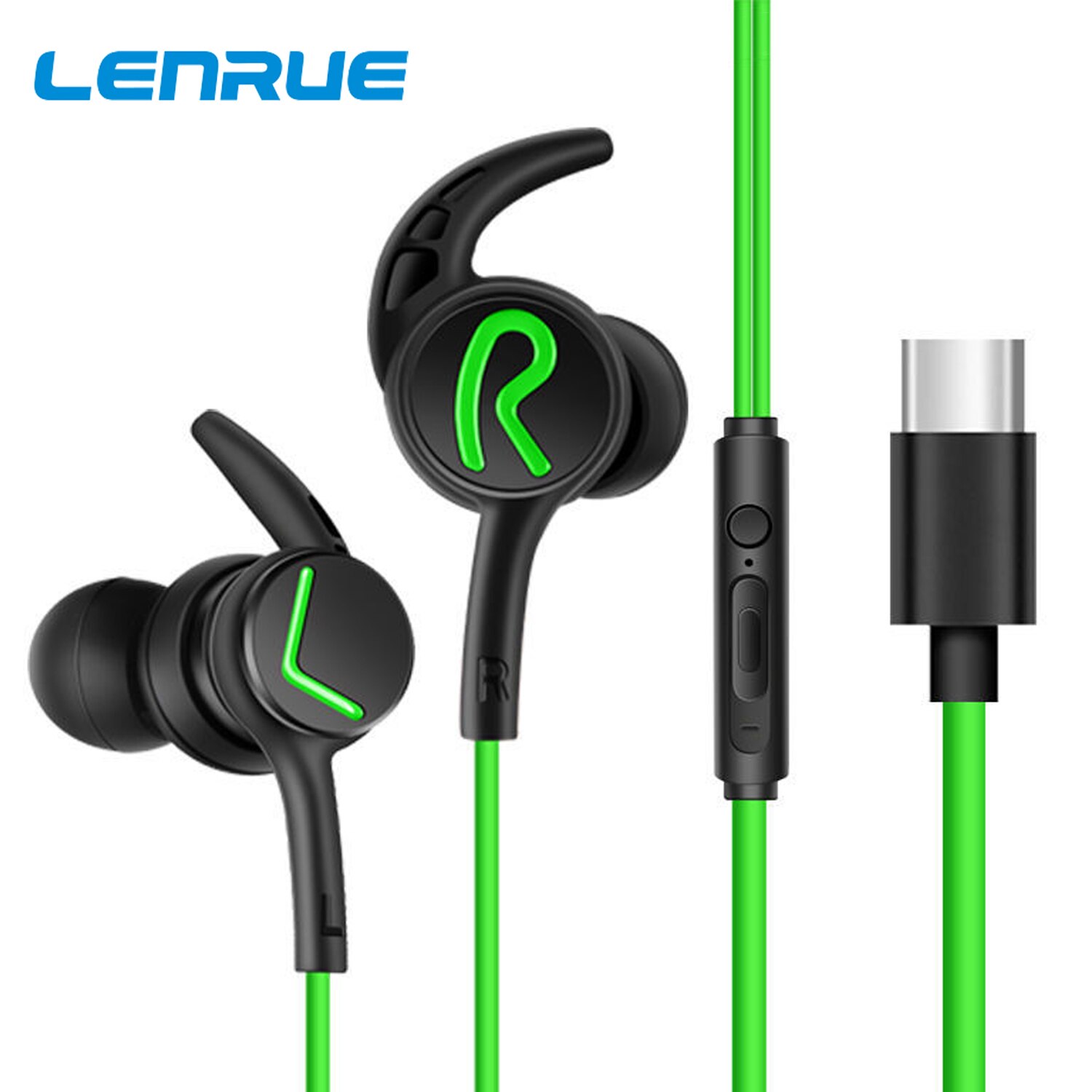 Lenrue A6 Game Earphone Earbuds With Built-in Micr... – Grandado