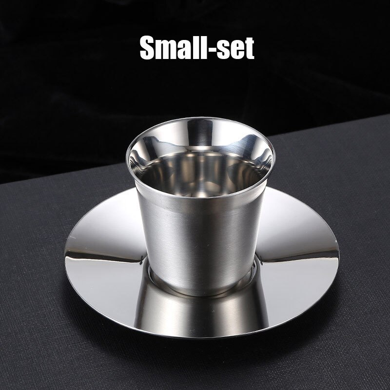Coffee Cup Double Wall Stainless Steel Coffee Mug ... – Vicedeal
