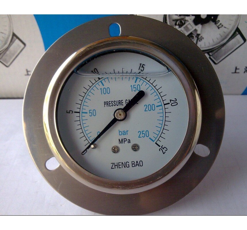 YN60ZT 25Mpa Axial Vibration-beweis Manometer Shan... – Vicedeal