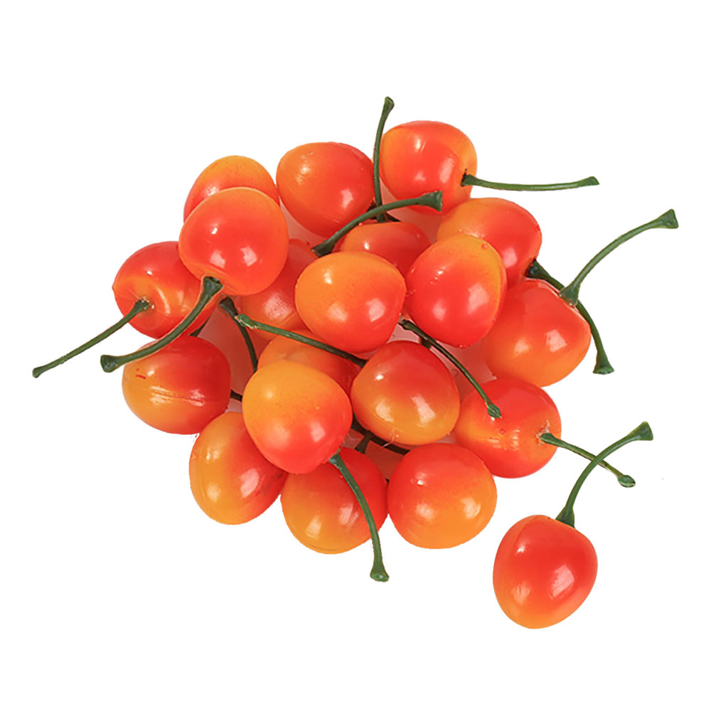 Simulation Cherry Cherries Realistic 2.5cm 50pcs/s... – Vicedeal