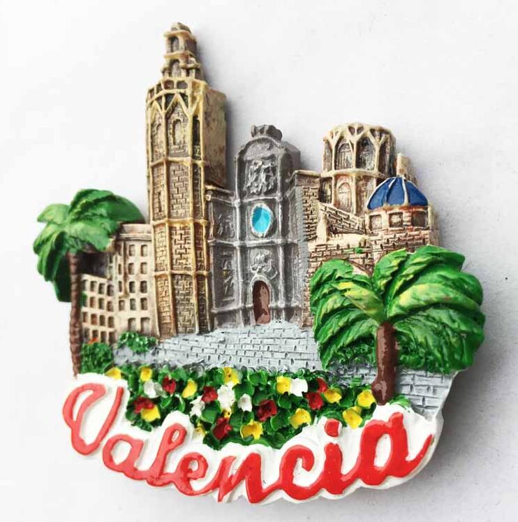Valencia Cathedral 3D Fridge Magnet Travel Souveni... – Vicedeal
